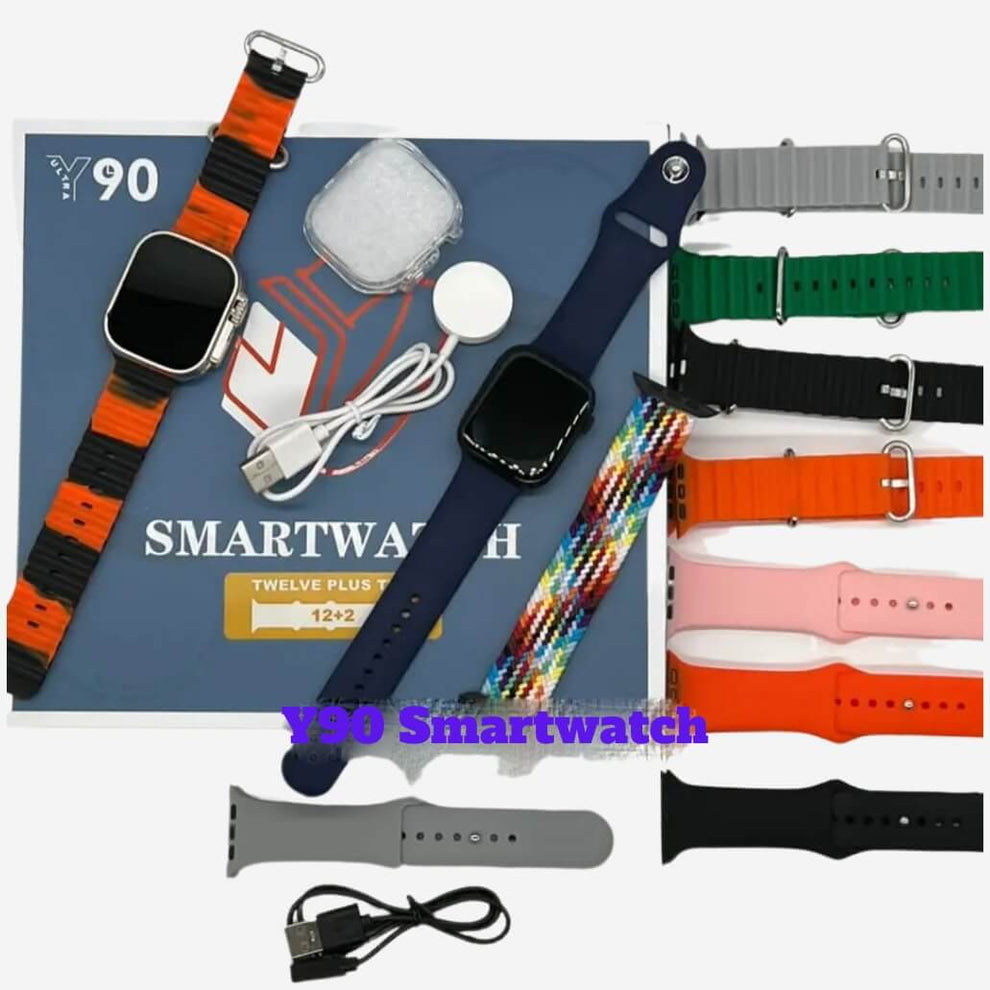 Y90 Ultra 2-Smartwatches with 11 Straps – Ajouz Tech